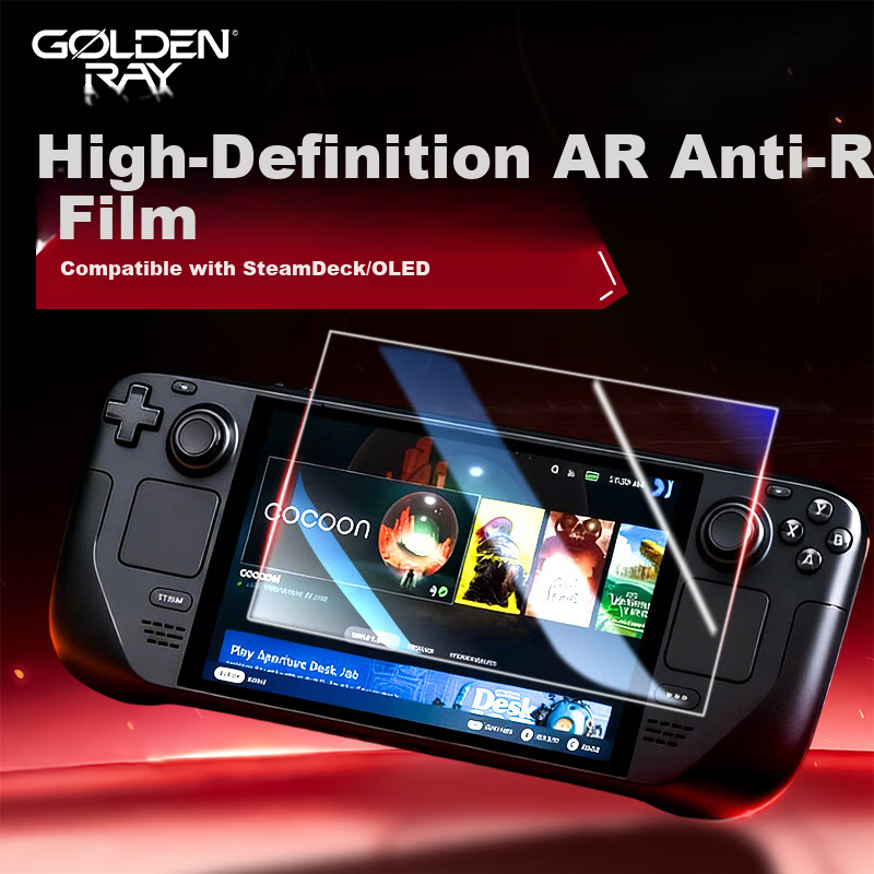 GOLDEN RAY SteamDeck OLED 7,4-дюймовый защитный экран с антибликовым покрытием для портативной игровой консоли Цвет：[AR