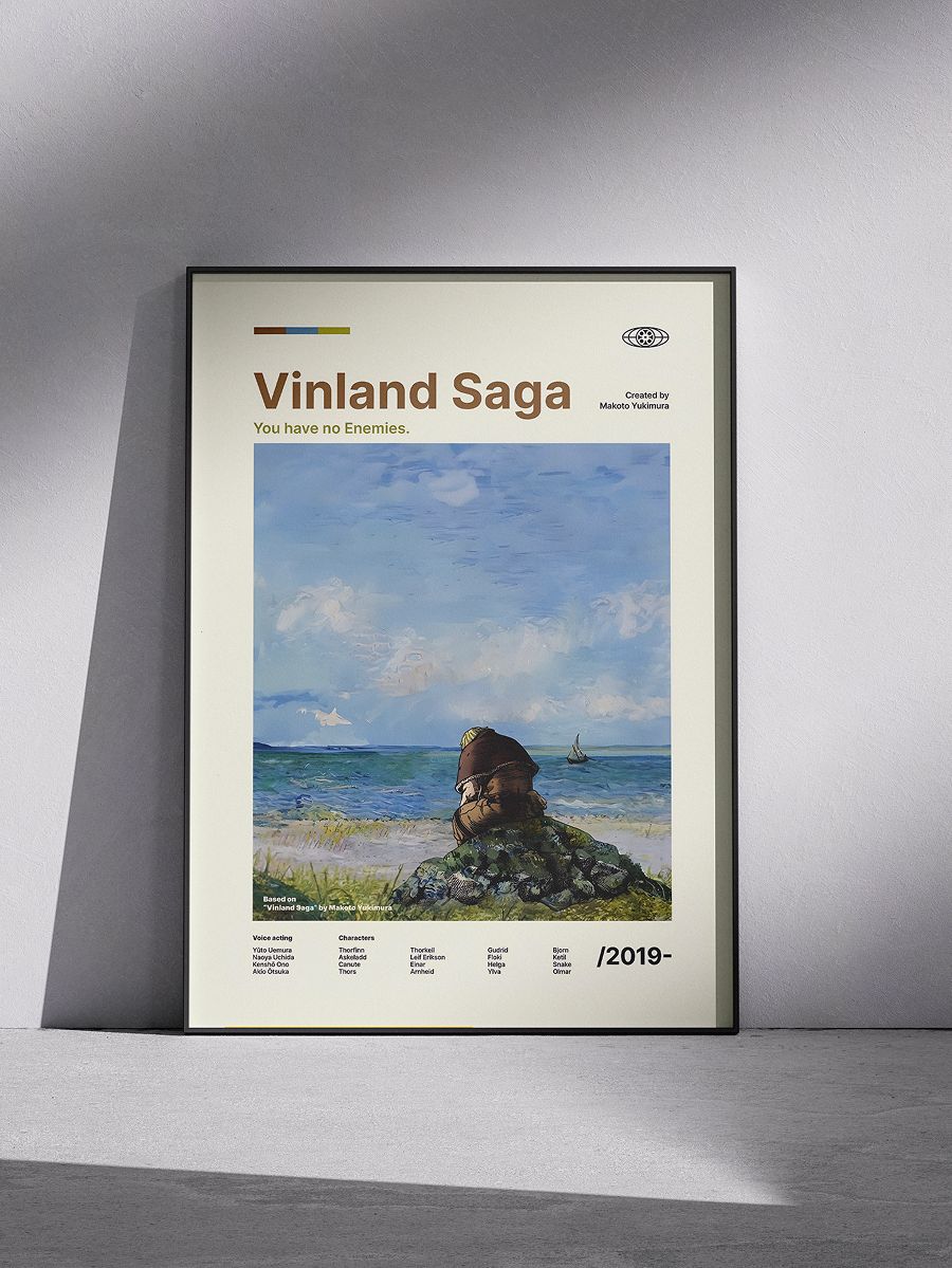 Постер по аниме Сага о Винланде / Vinland Saga / Плакат формата А4 (21*30 см)