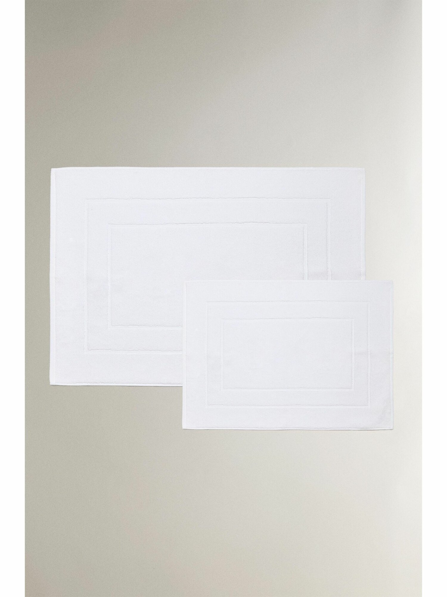 Коврик для бани Zara COTTON BATH MAT 55 х 80 см хлопок белый