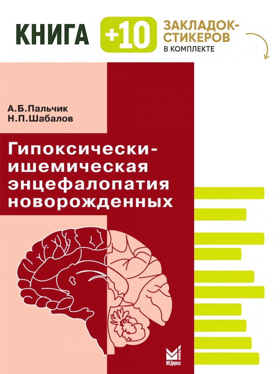 Гипоксически-ишемическая энцефалопатия новорожденных. Комплект: книга + 10 закладок-стикеров