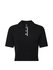 Свитер Pinko Button-up polo-collar sweater, размер 40, , черный