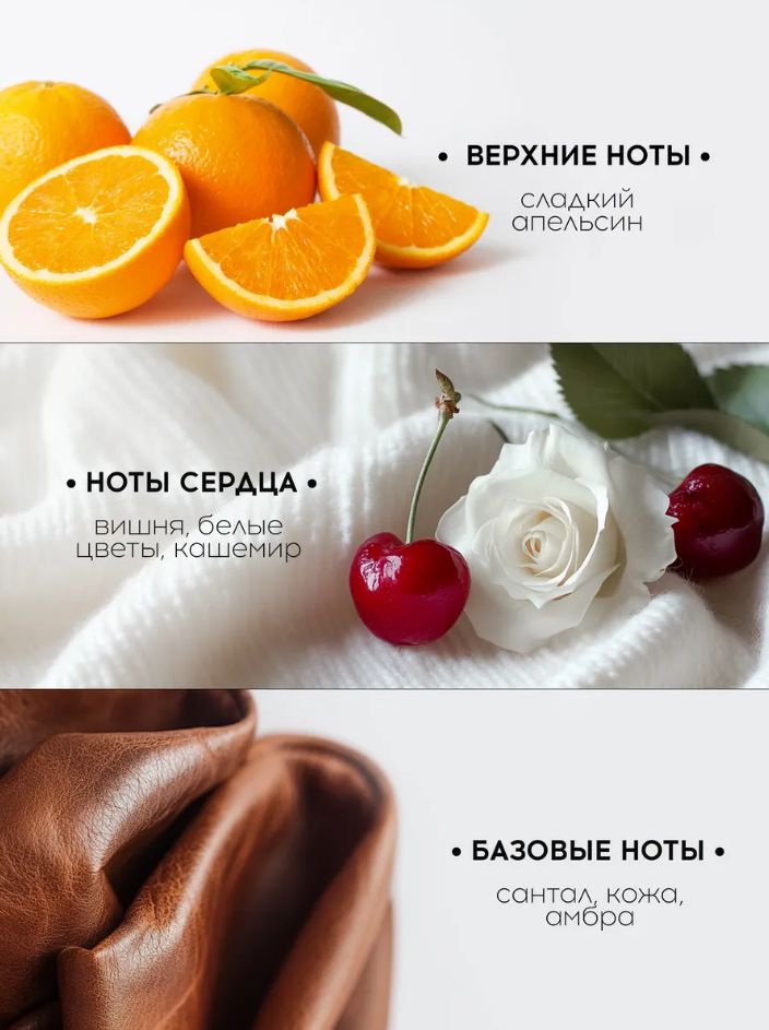 VENEW Ароматизатор автомобильный, Кожа/Вишня, 100 мл
