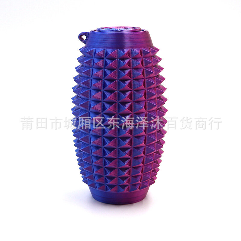 Трансграничный 3D-печатный брелок-антистресс Spiky Grippie Stim, портативный массажер для пальцев.