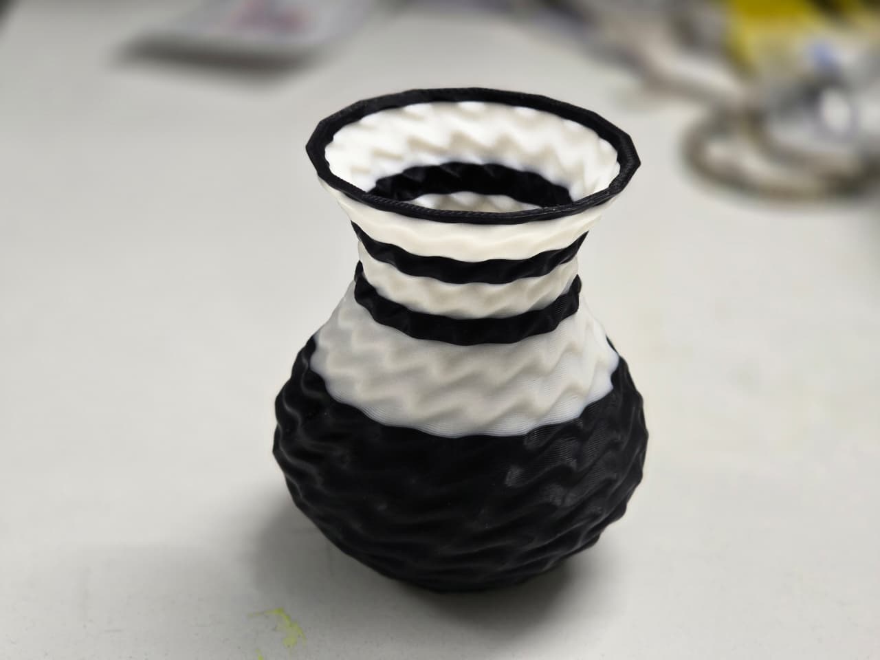 Ваза декоративная дизайнерская, 3D-печать, 3DOPRU арт. VASE-PR-1772781