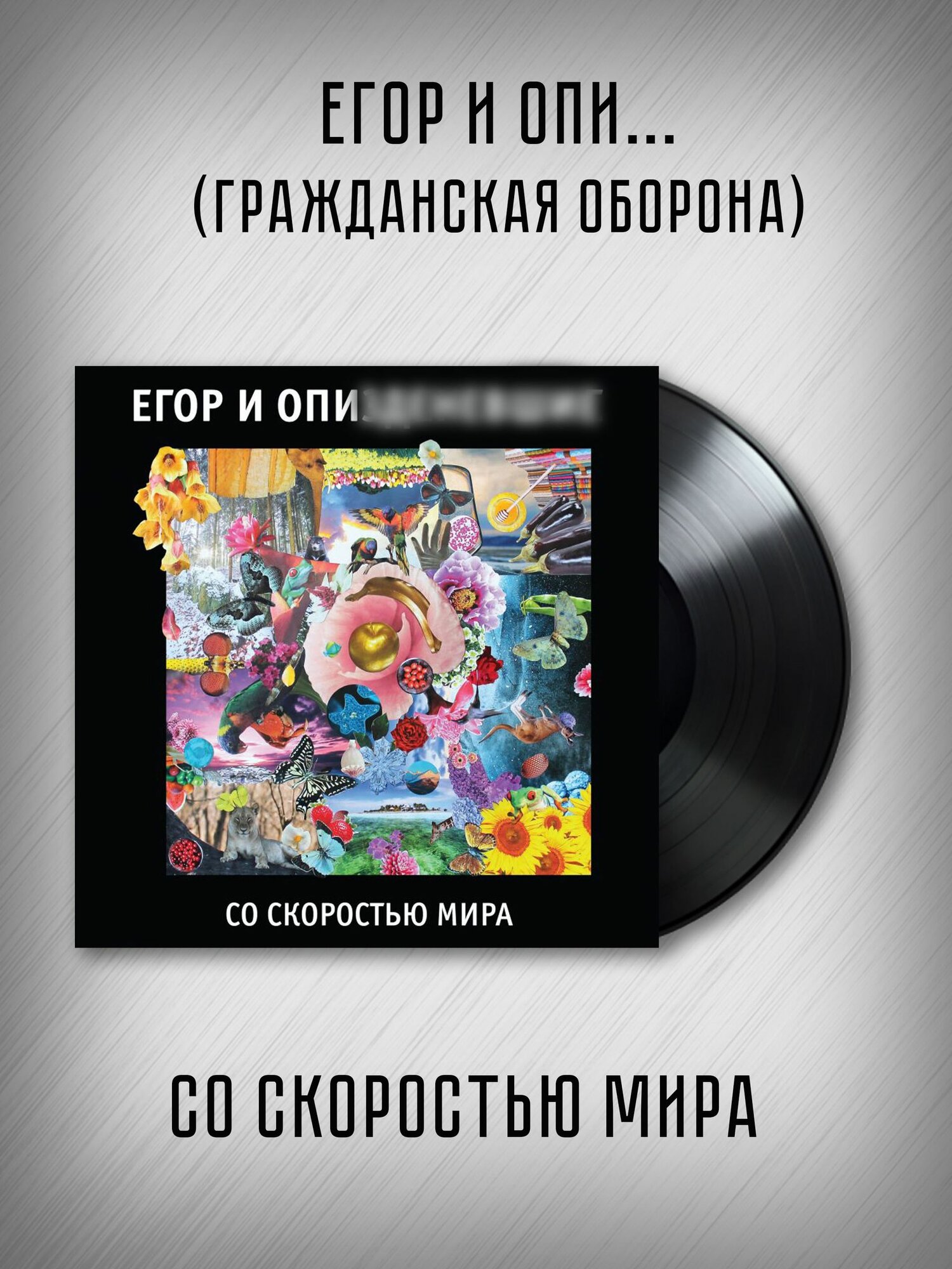 Гражданская оборона / Егор и Опи***: Со скоростью мира (2LP), 16-стр. буклет