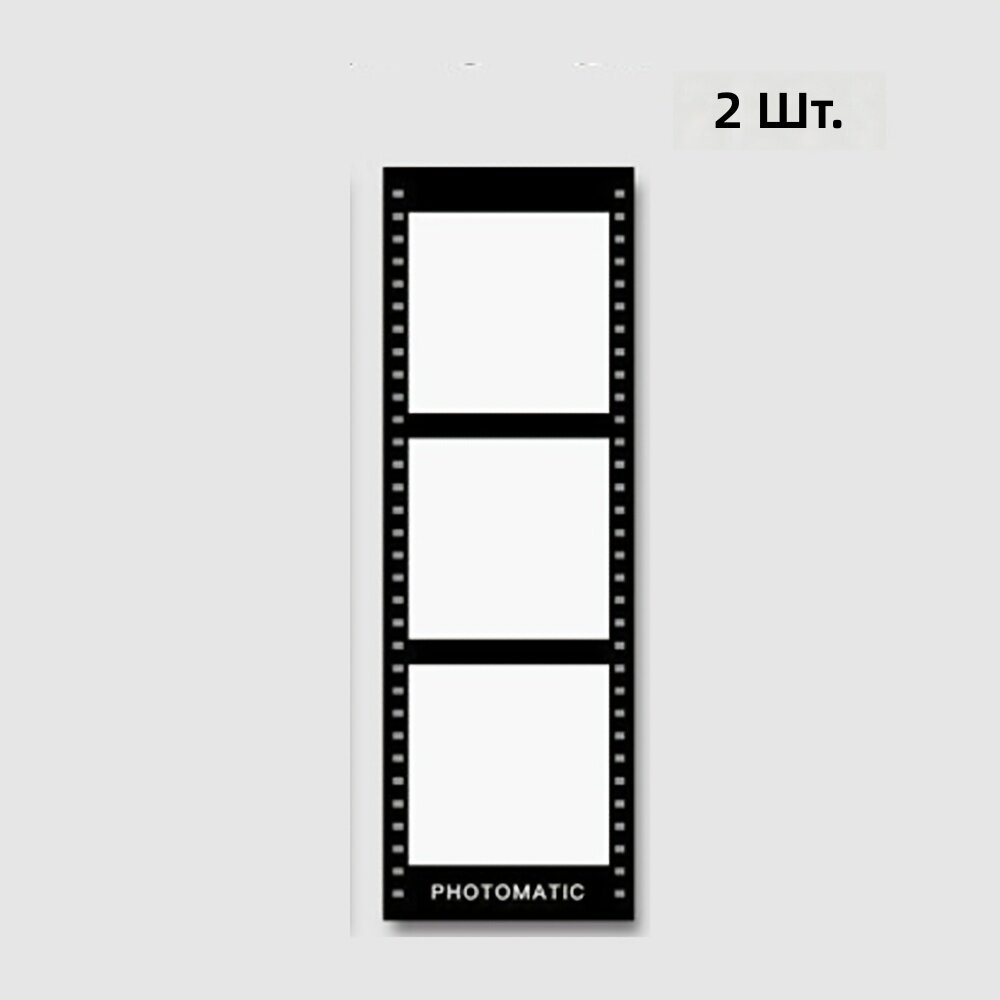 Акриловый магнит на холодильник с тремя фотографиями, персонализированный памятный подарок, комплект из 2 шт.