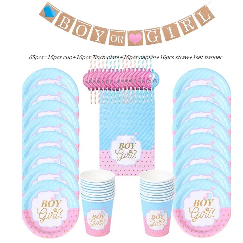 Скатерть для открытия пола синяя/розовая ПВХ Set 65pcs