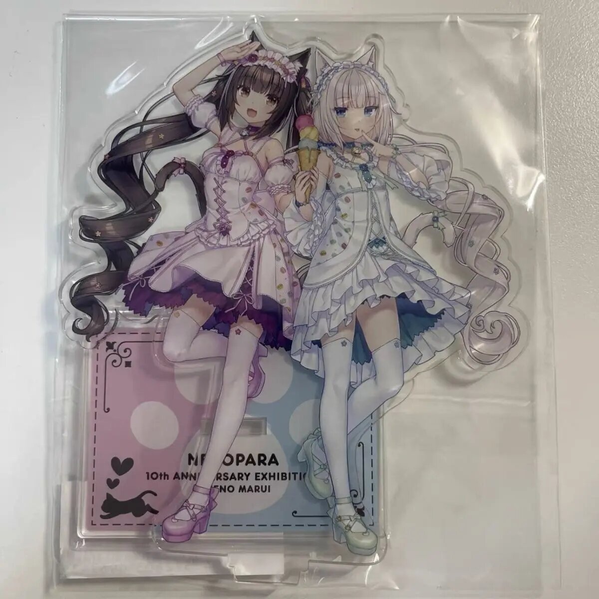 Акриловая фигурка-подставка NEKOPARA OVA: Шокола и Ванилла