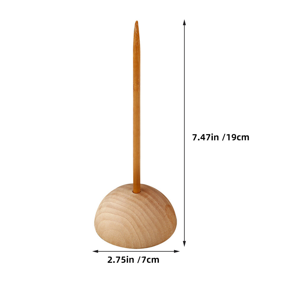 Держатель Чеков И Заметок Из Дерева Бежевый Цвет 19.00X7.00X7.00 Cm