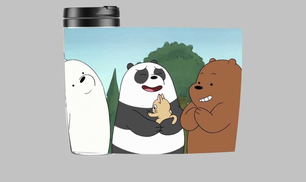 Термокружка Вся правда о медведях/ We Bare Bears №8,