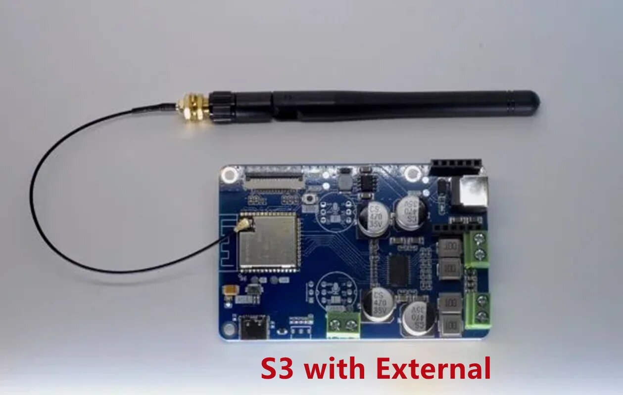 S3 с внешней антенной ESP32 аудиомодуль
