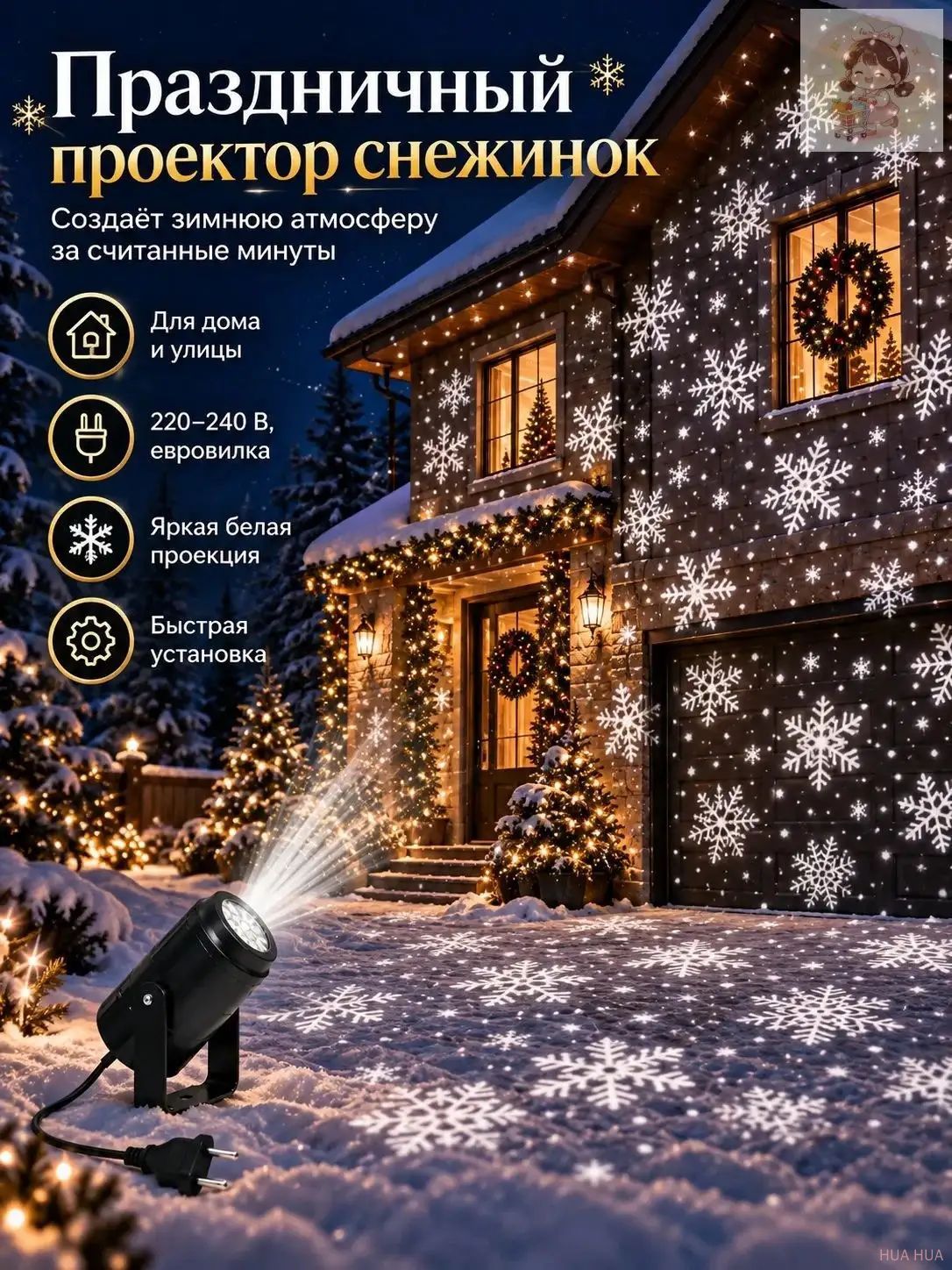 Каркасная светодиодная фигура 12 см