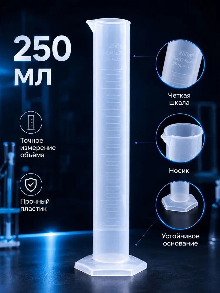 Емкость мерная, 250 мл, 1 шт