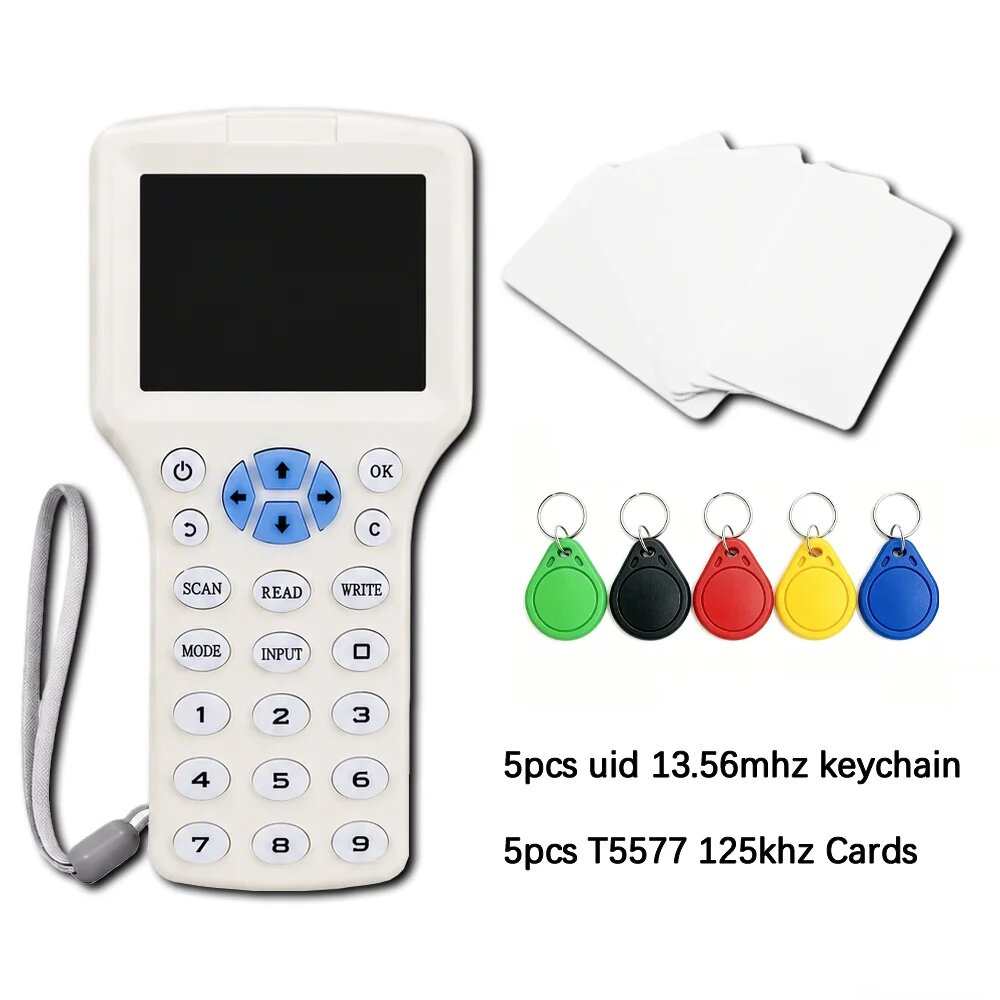 RFID NFC Дубликатор HACHANLUN 10-частотный 125 кГц 13,56 МГц Package 2