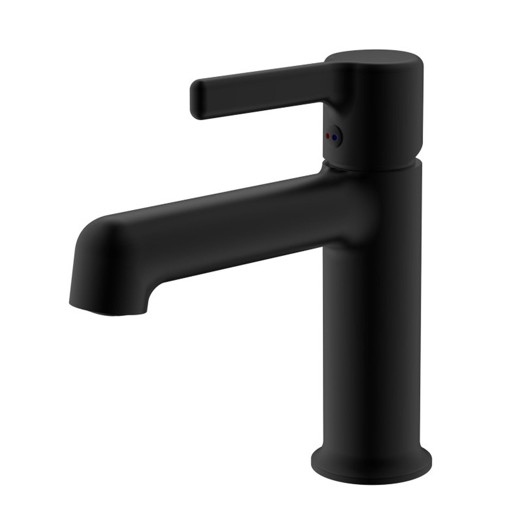 Смеситель для раковины Haiba HB10814-7, изготовлен из латуни, цвет - черный