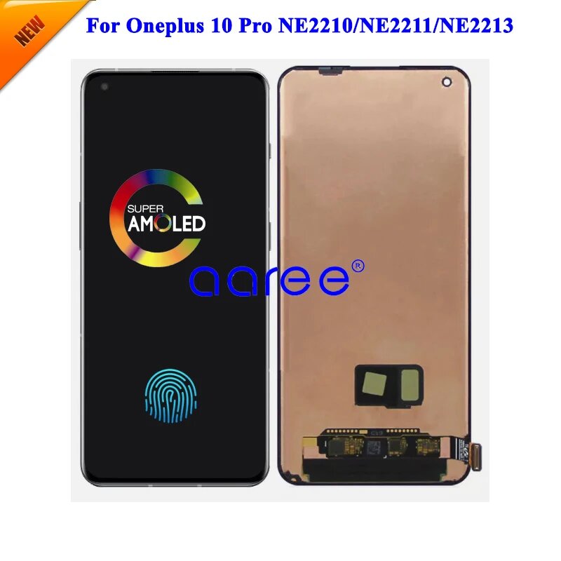 6,7-дюймовый оригинальный ЖК-экран AMOLED для Oneplus 10 Pro, ЖК-дисплей для Oneplus Black No Frame