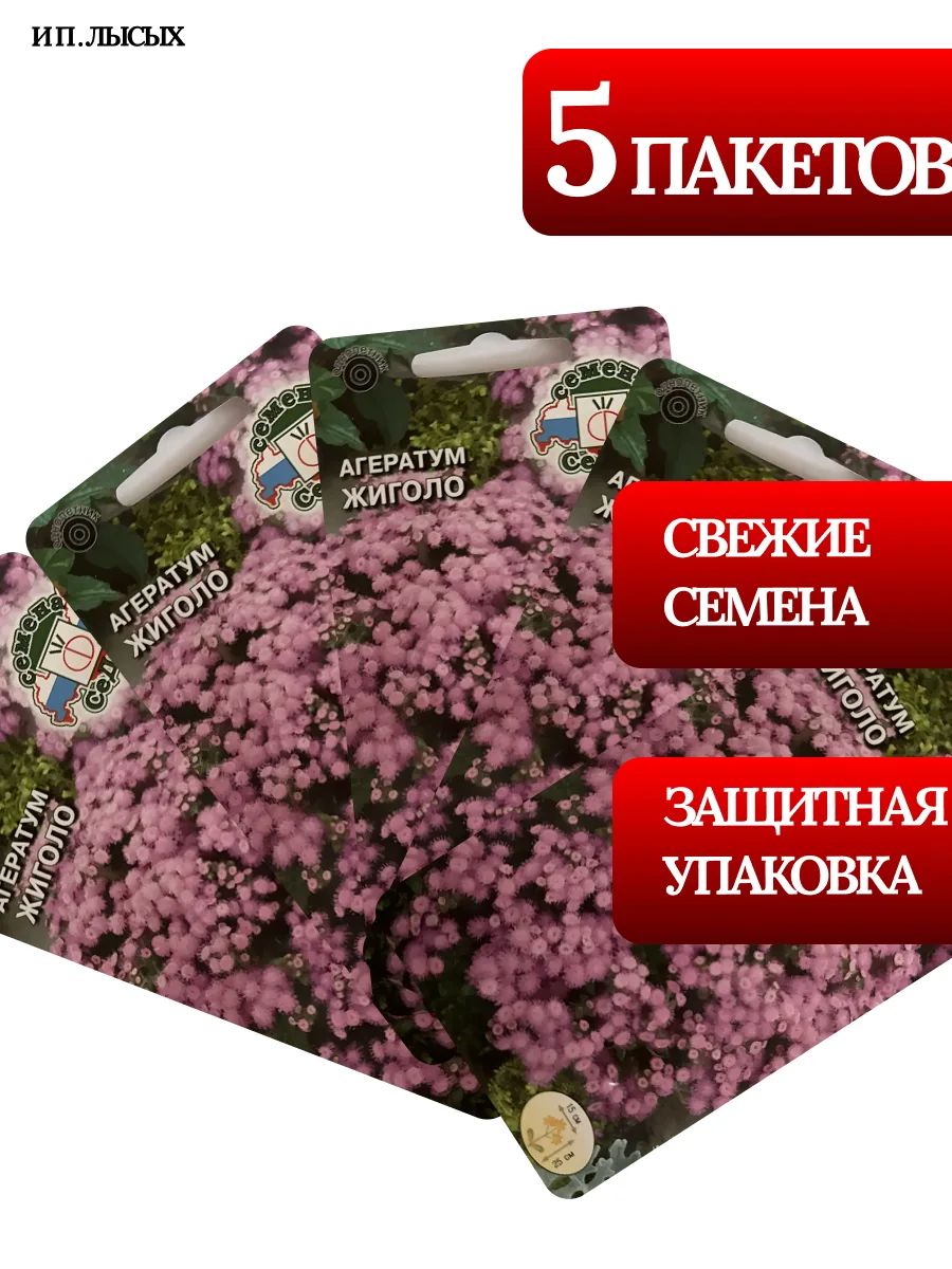 Семена Агератум "Жиголо"