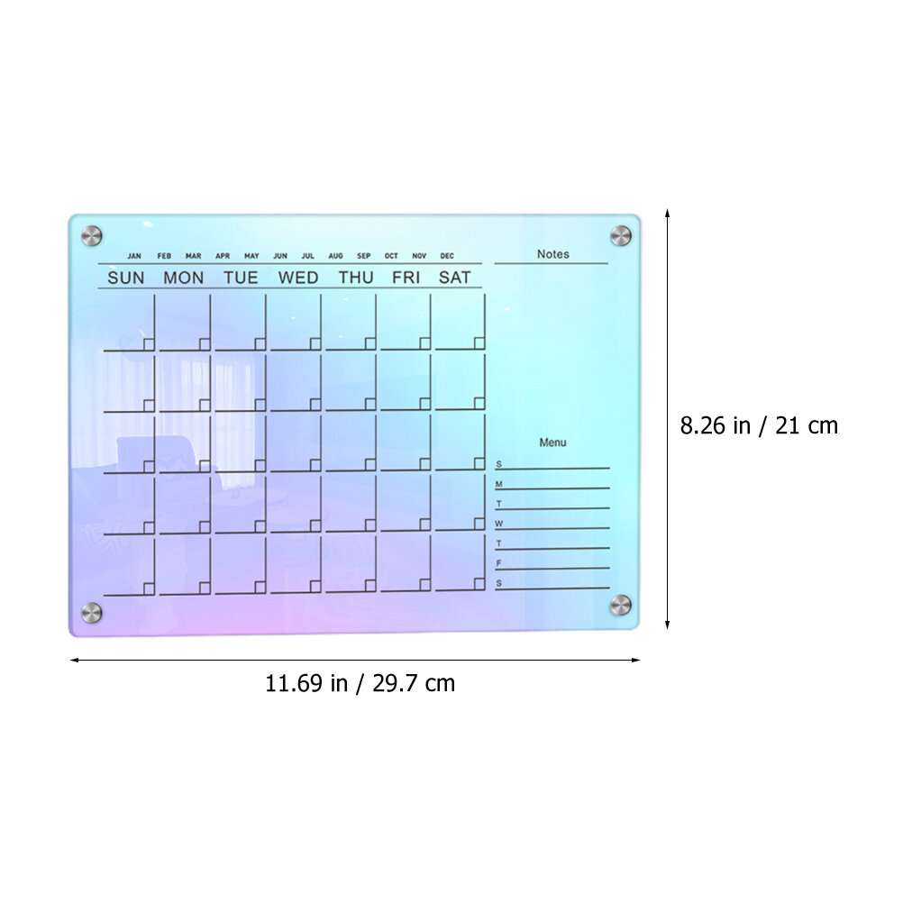 Доска Для Заметок Из Акрила На Стол Размер 29.70X21.00X0.20Cm