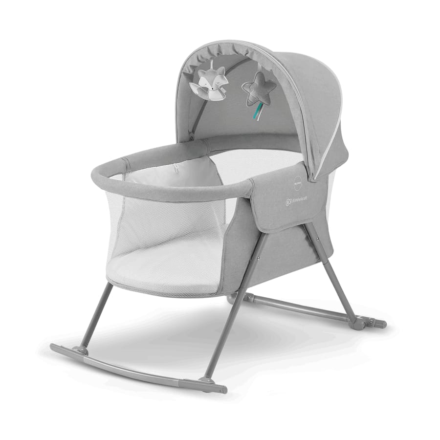Кровать детская Kinderkraft Lovi, серый