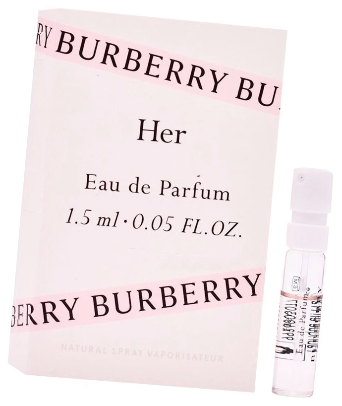 Барбари Хёр парфюмерная вода 1.5 мл сэмпл / Burberry Her для женщин