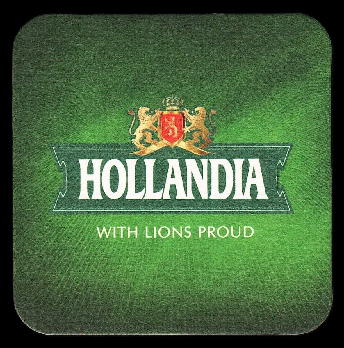 Бирдекель (костер) Hollandia With Lions Proud Нидерланды (подставка под пивной бокал)