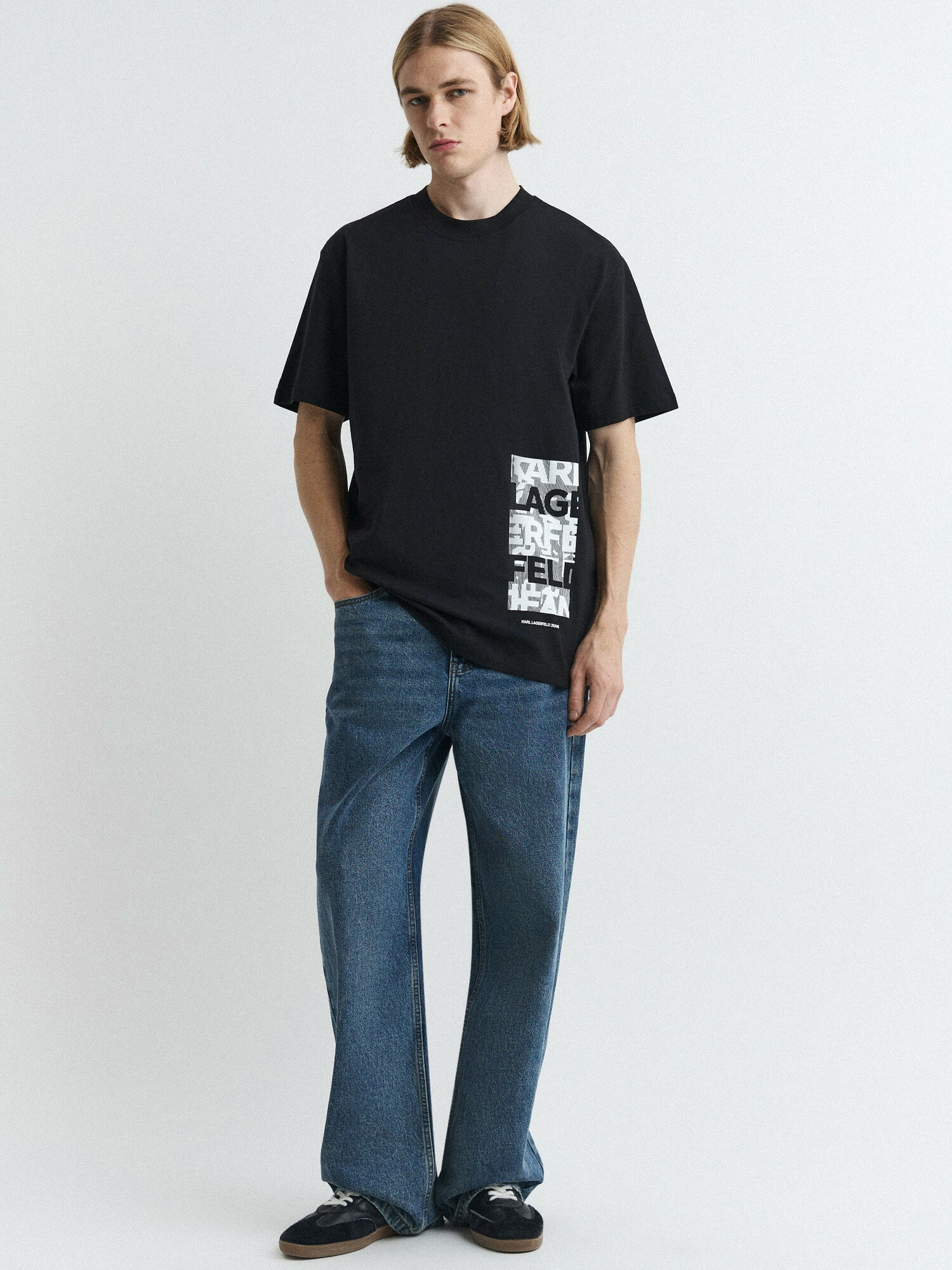 Футболка KARL LAGERFELD JEANS, 1 шт., размер XXL, черный — фото 1