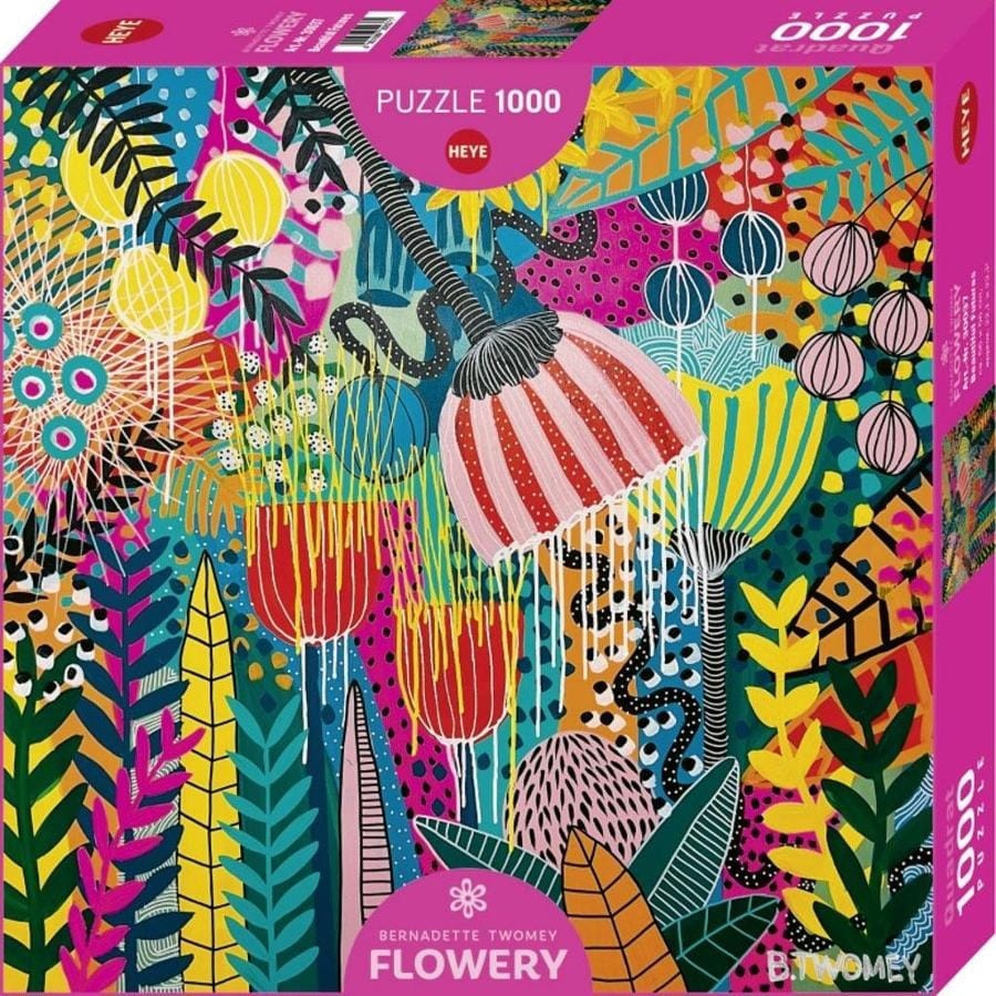 Пазл Heye Flowery, 1000 элементов, 56 x 56 см