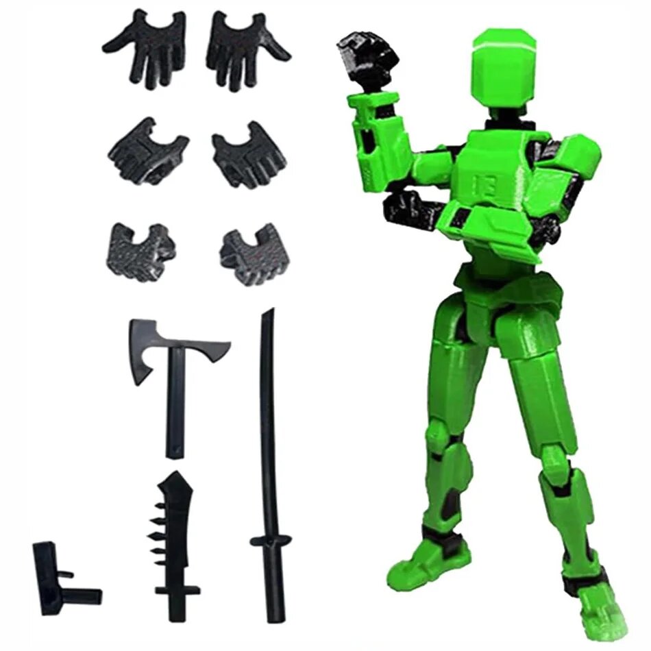 3D-печатная фигурка Титан 13 ABS Зеленый, green