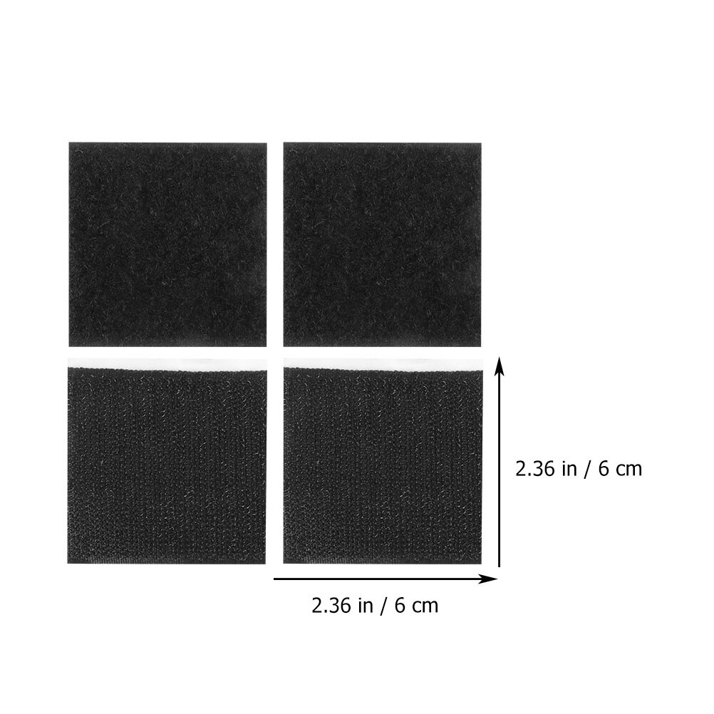 60 Штук Удобные Стикер Для Фиксации Подушек И Ковров Черного Цвета 6X6X0 1Cm