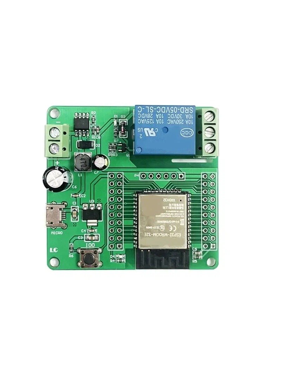 (F V G Z) Одноканальное реле ESP32-WROOM макетная плата с одним релейным модулем DC 7-60V источник питания совместим аксессуаров бытовой техники