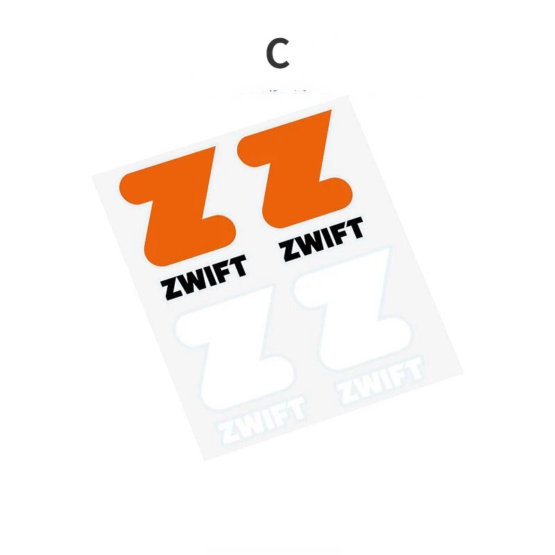 Набор наклеек Zwift для рамы велосипеда