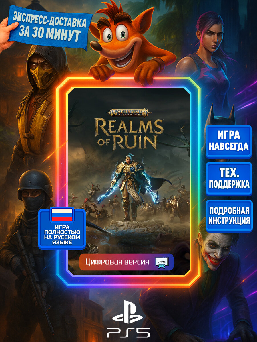 Warhammer Age of Sigmar: Realms of Ruin | PS5 | Стратегии в реальном времени