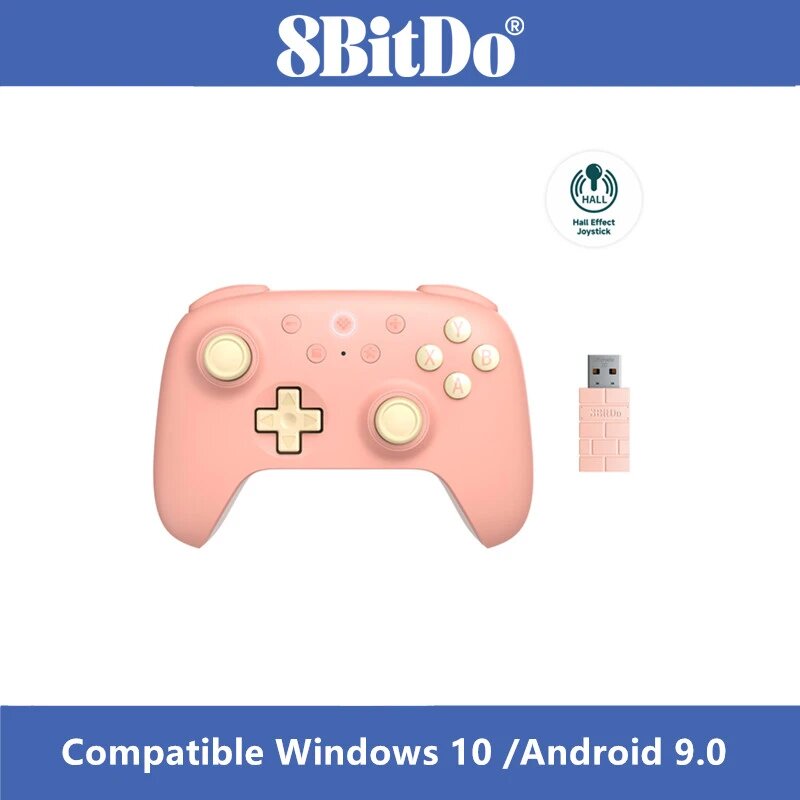 8BitDo Ultimate 2C геймпад, розовый, 2.4G