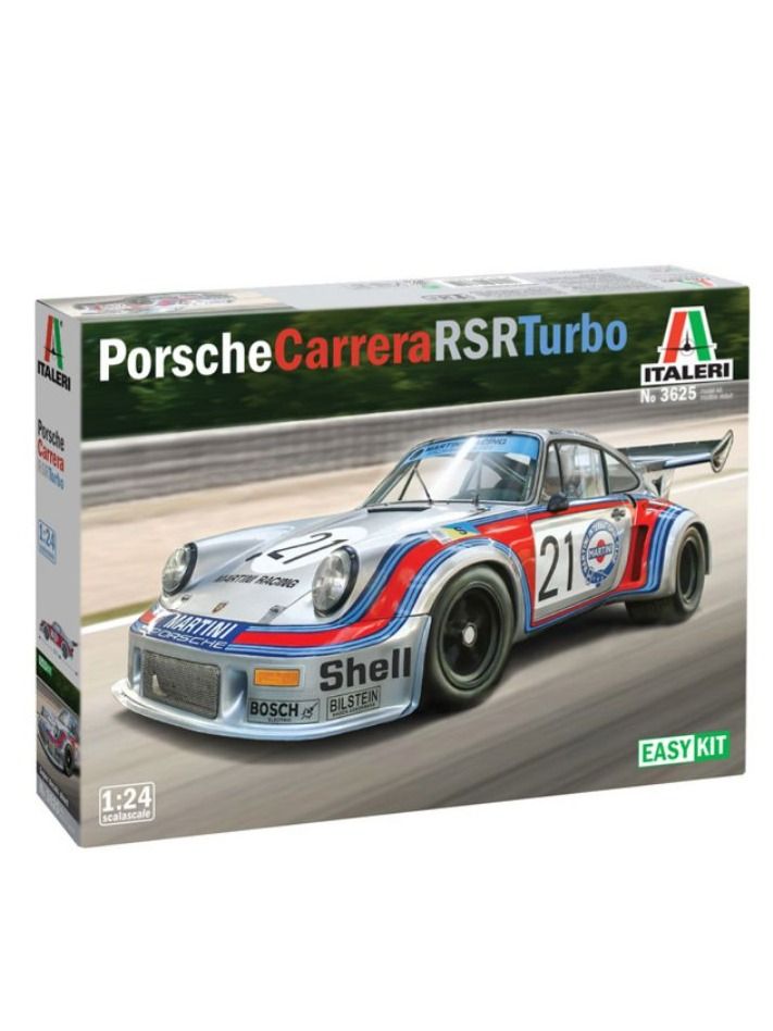Сборная модель автомобиля PORSCHE CARRERA RSR TURBO 1/24 Italeri