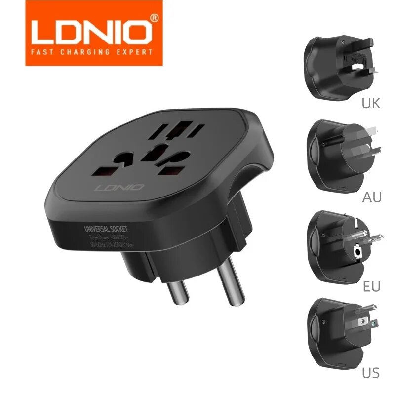 LDNIO Международный Адаптер для Штепселя 2500W EU Plug