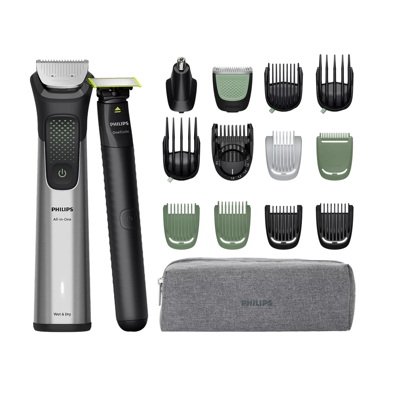 Набор для стрижки Philips All-in-One Trimmer Series 9000 MG9535/15 с OneBlade