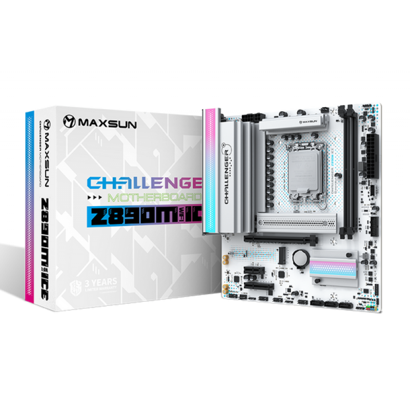 Материнская плата Maxsun Challenger Z890M WIFI ICE