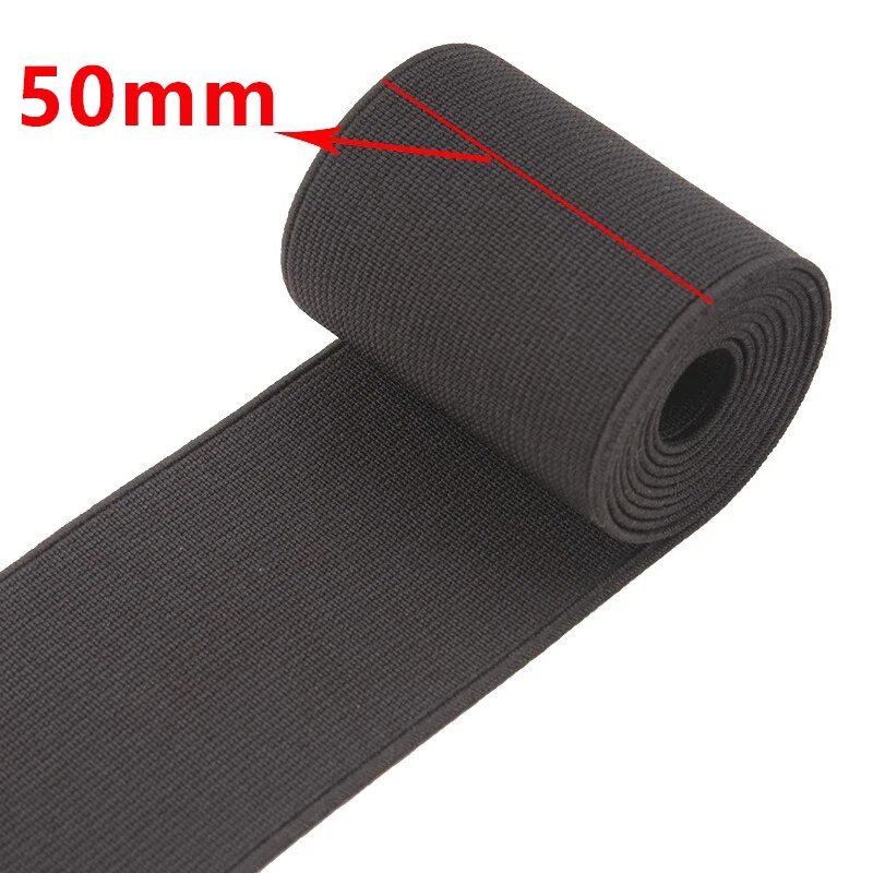 Эластичные ленты Meetee Black-50mm 3Meters