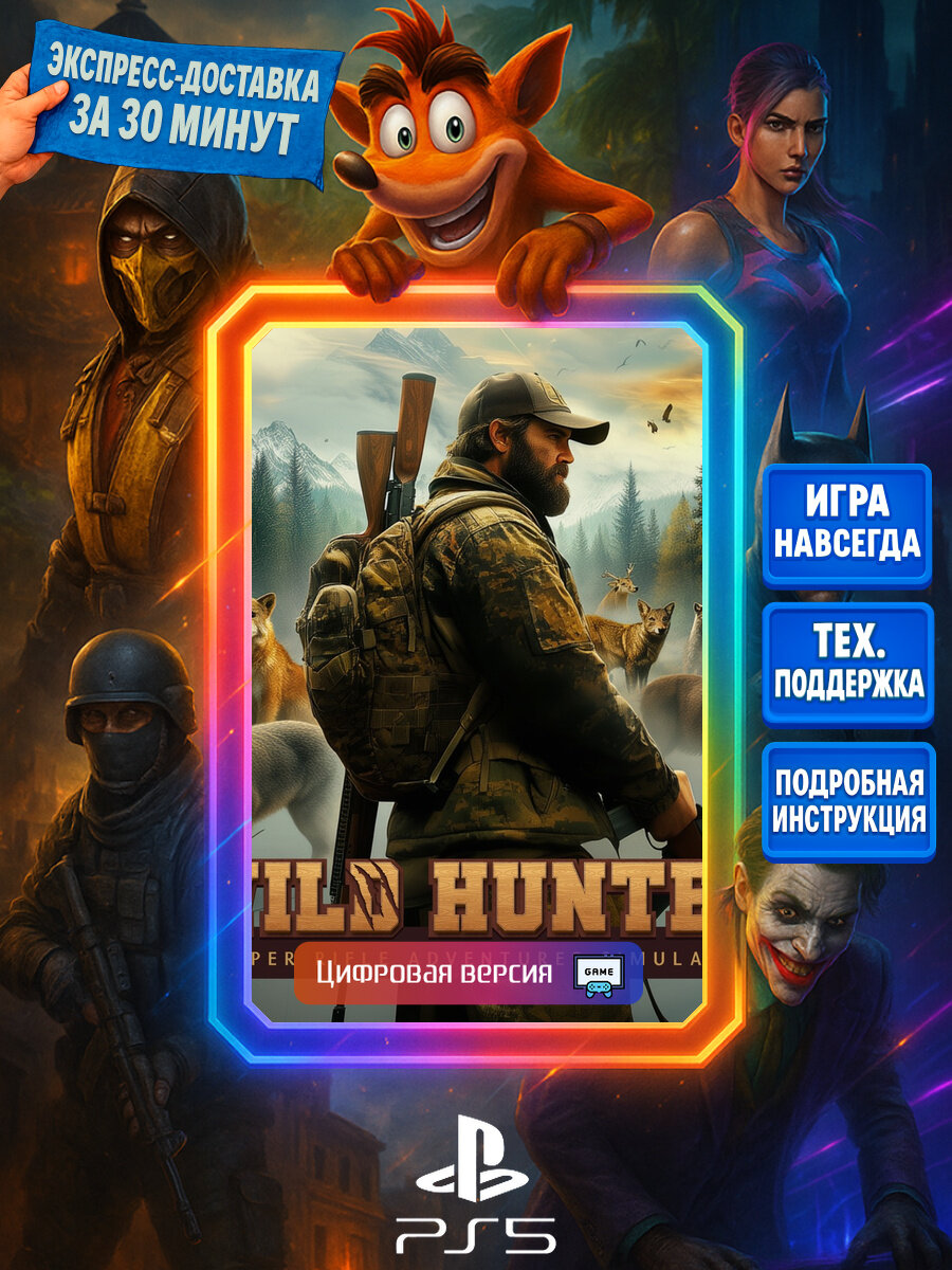 Wild Hunter: Sniper Rifle Adventures Simulator | PS5 | Приключения | Цифровая версия
