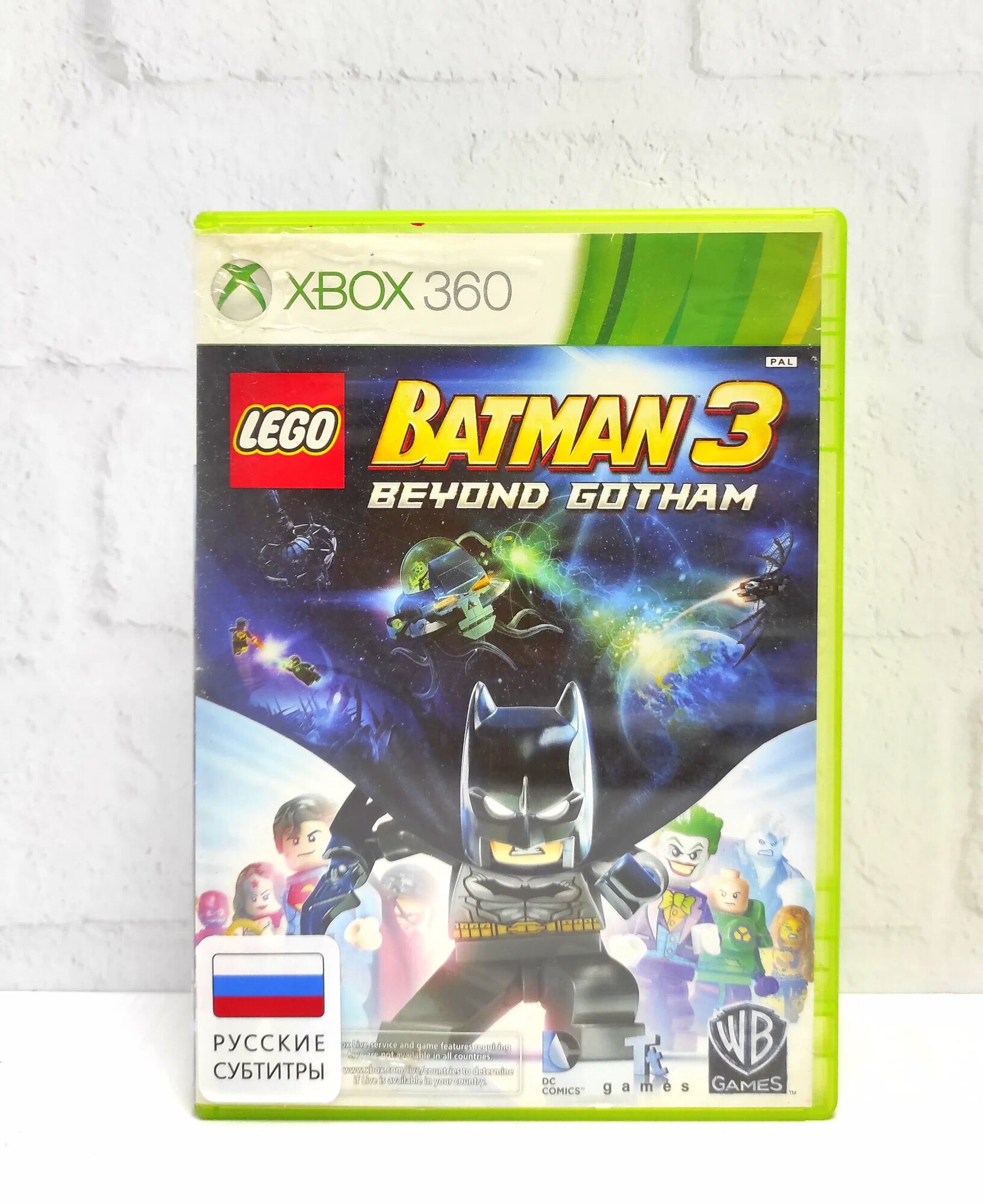 Lego Batman 3 Покидая Готэм Русские субтитры Видеоигра на диске Xbox 360. Товар уцененный