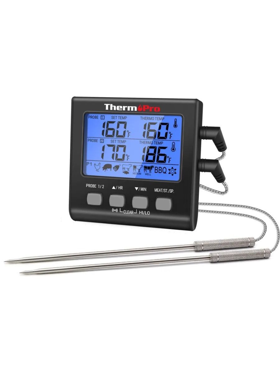 Кухонный цифровой термометр с щупом ThermoPro TP17B