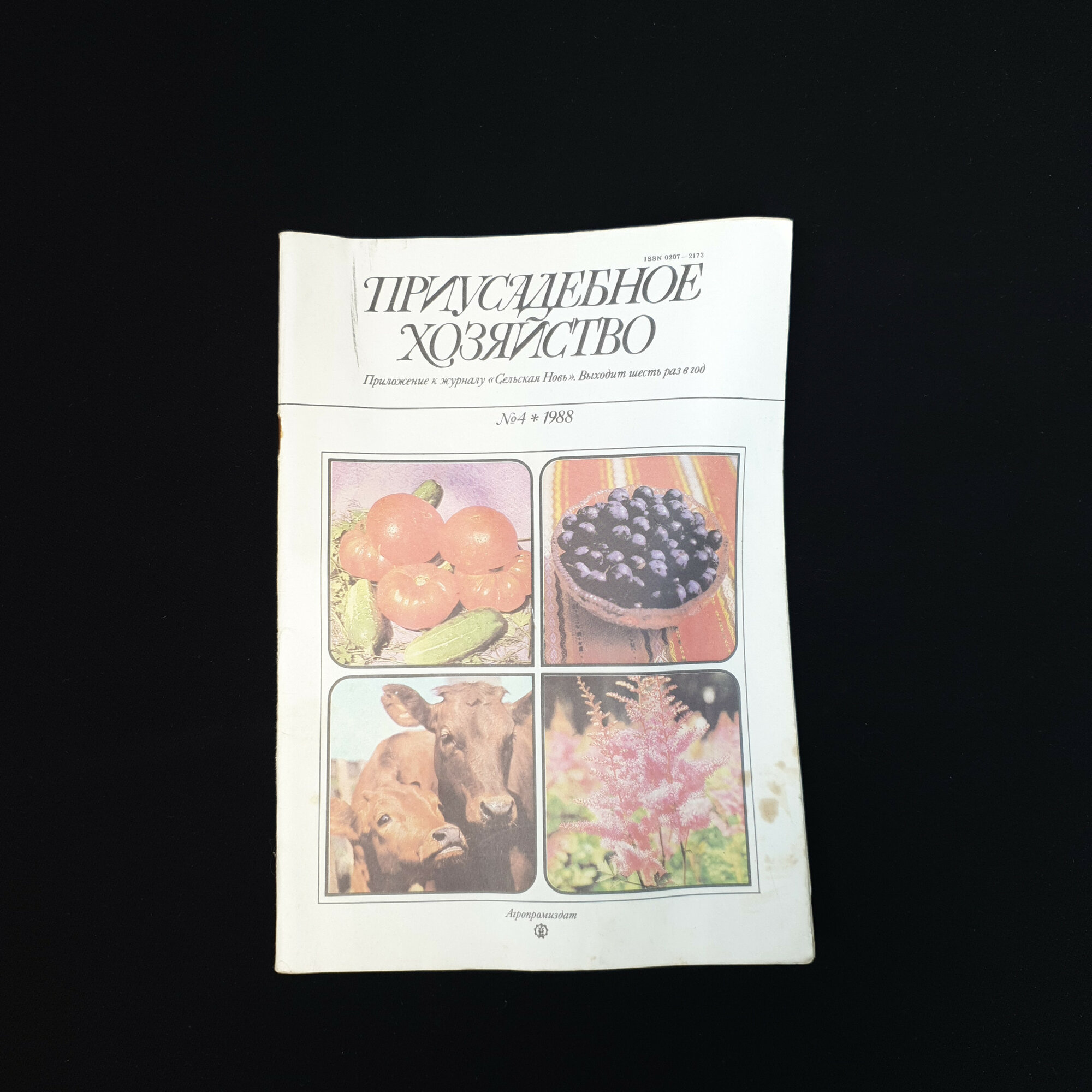Приусадебное хозяйство. Книга СССР, журнал по садоводству и домашнему хозяйству