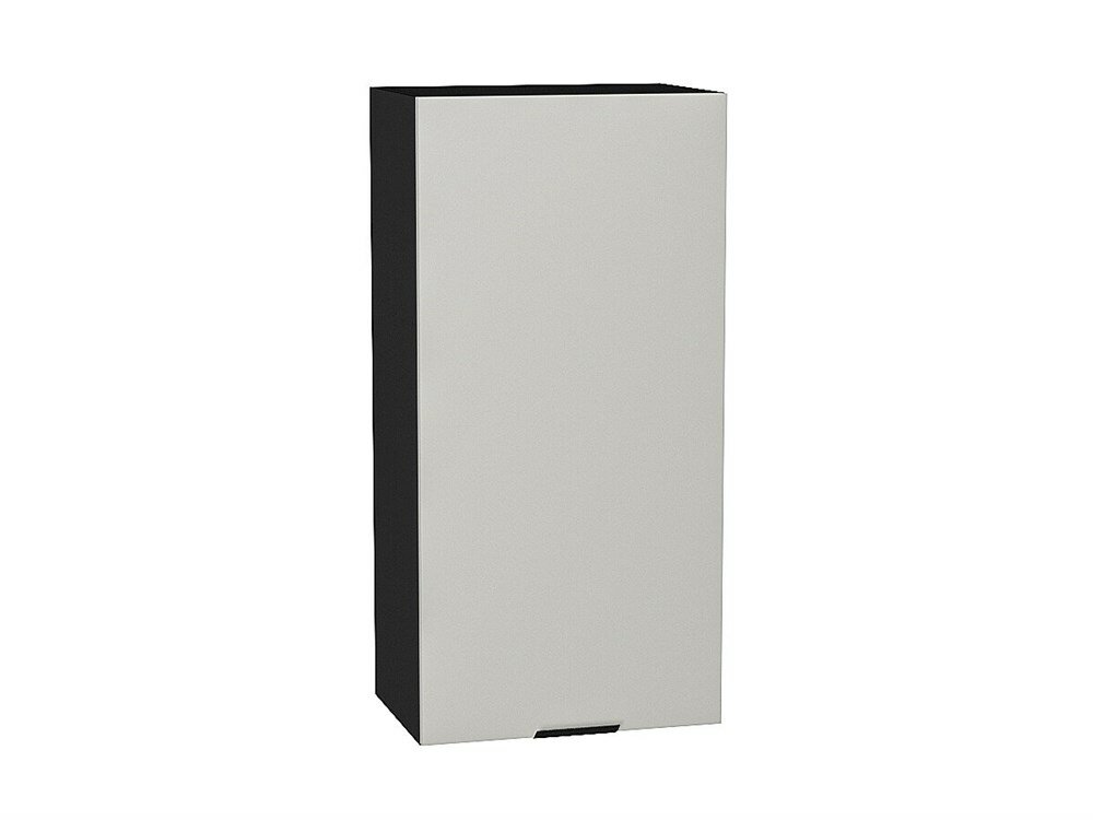 VVT Шкаф верхний с 1-ой дверцей Евро Graphite, Агат, 920, 450 В*Ш*Г 920*450*318, фасад МДФ Агат, корпус Graphite Агат