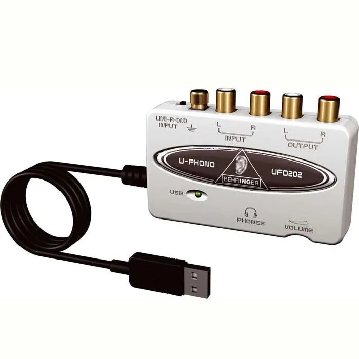 Behringer U-PHONO UFO202 Внешняя звуковая карта с USB