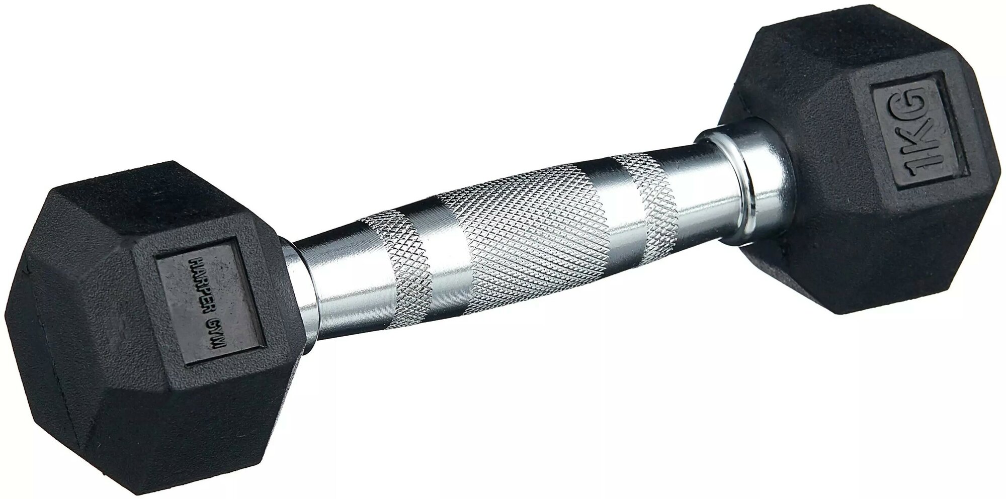 Гантель шестигранная обрезиненная 1 кг Harper Gym Pro Series NT162