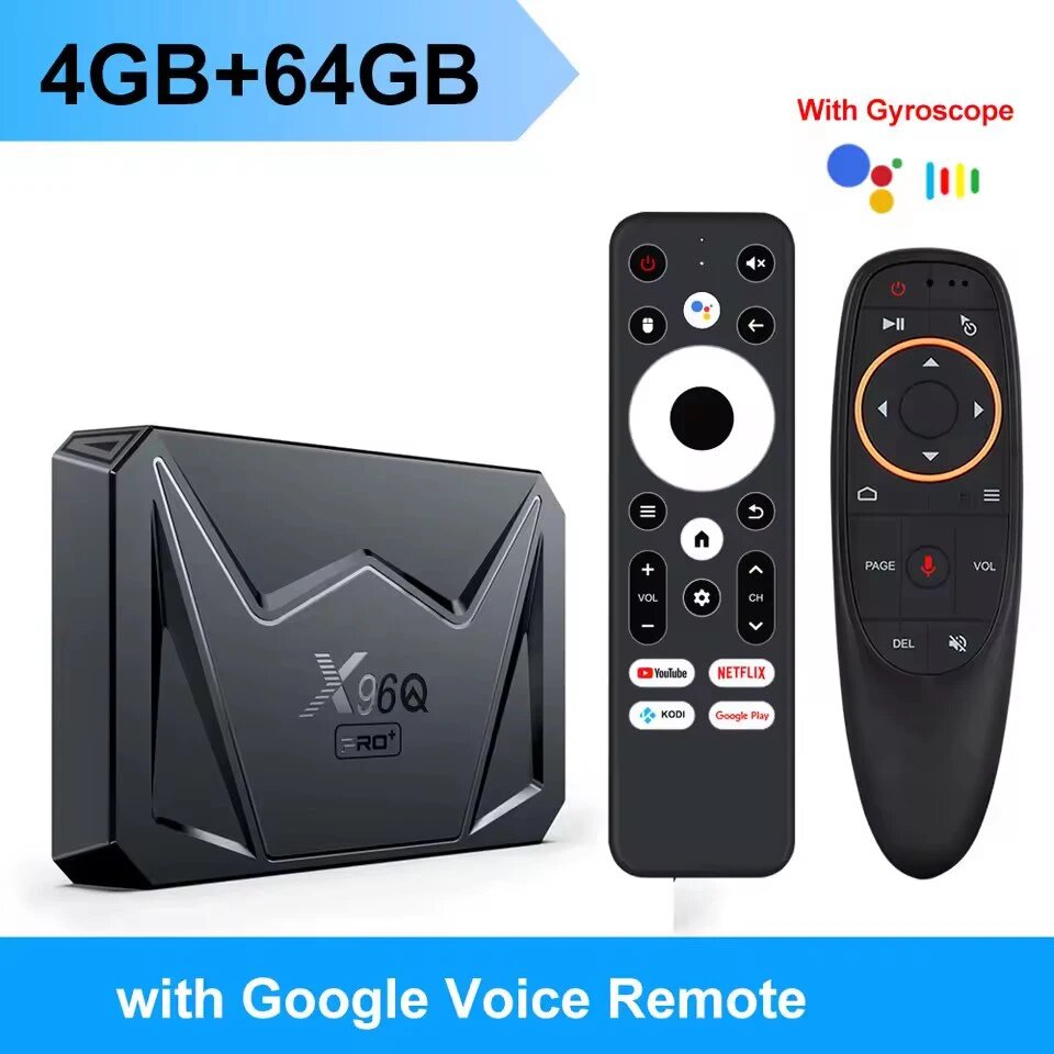X96Q PRO PLUS Smart TV Box 4G 64G G10S