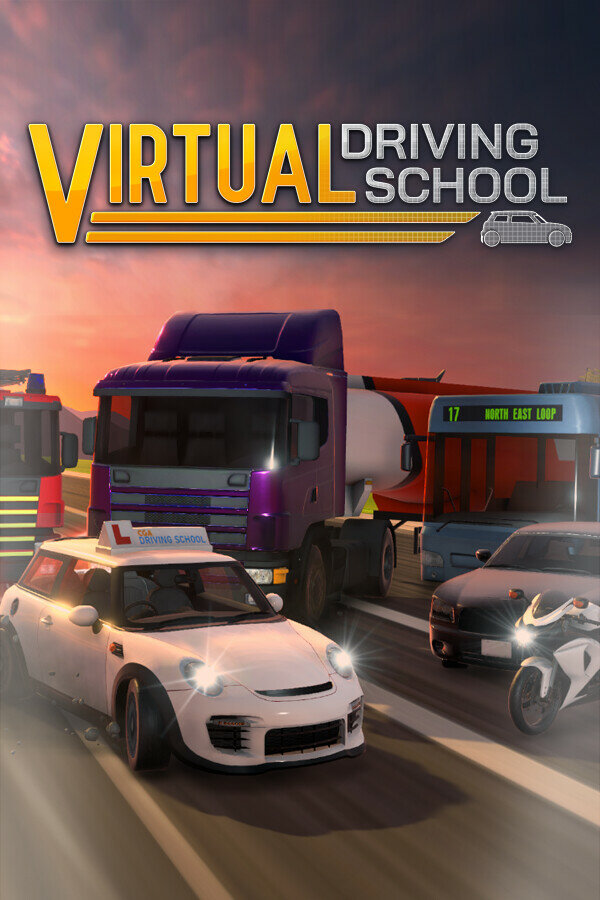 Игра Virtual Driving School для ПК (PC), Беларусь, Steam Gift, Подарок