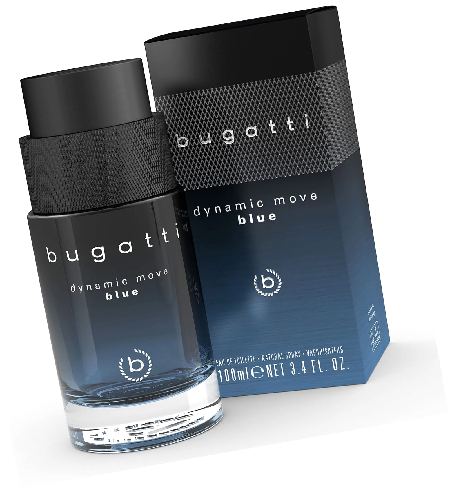 Туалетная вода мужская Dynamic Move Blue Bugatti 100 мл / Бугатти Динамик Мов Блу
