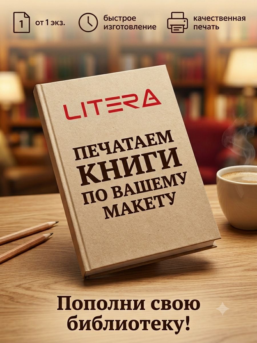 Изготовление книги на заказ до 400 страниц