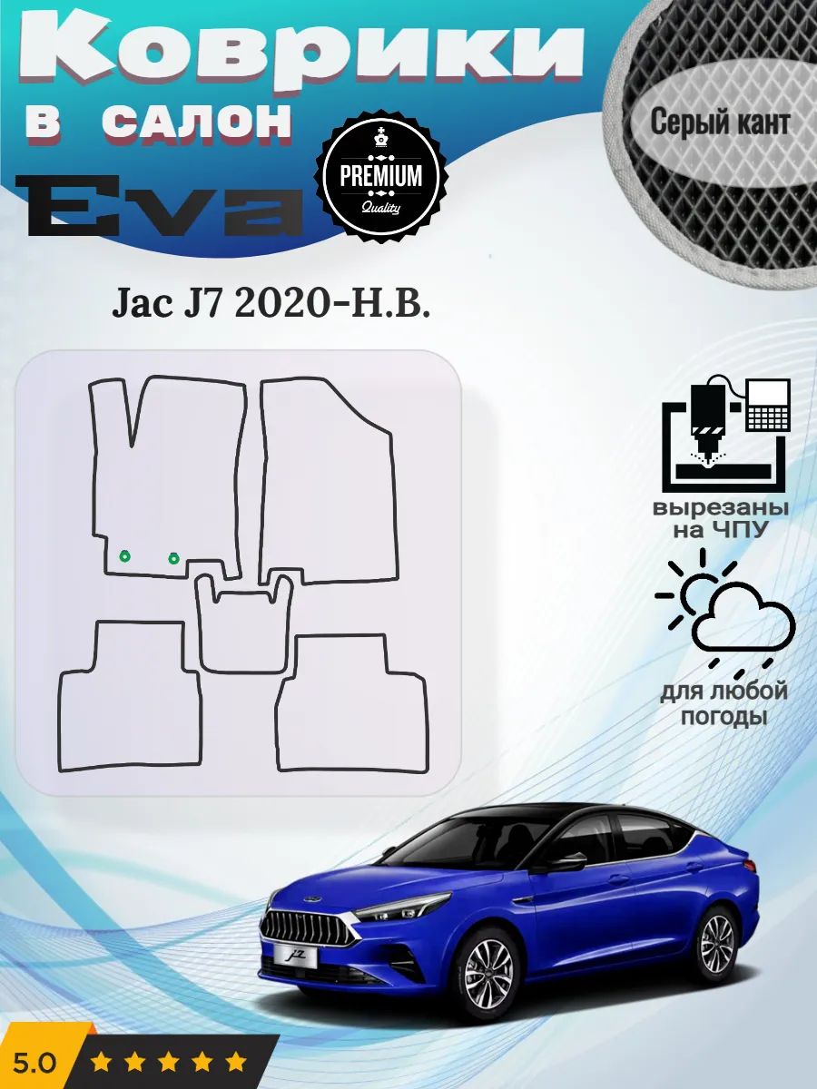 Eva коврики Jac J7 2020-Н. В. Джак ДЖи7